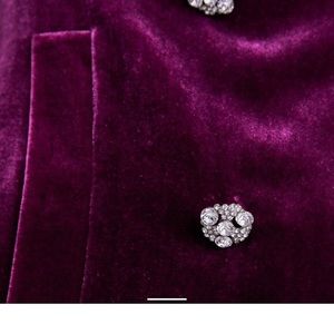 Zara | Jackets & Coats | Zara Double Breasted Velvet Jacket | Poshmark